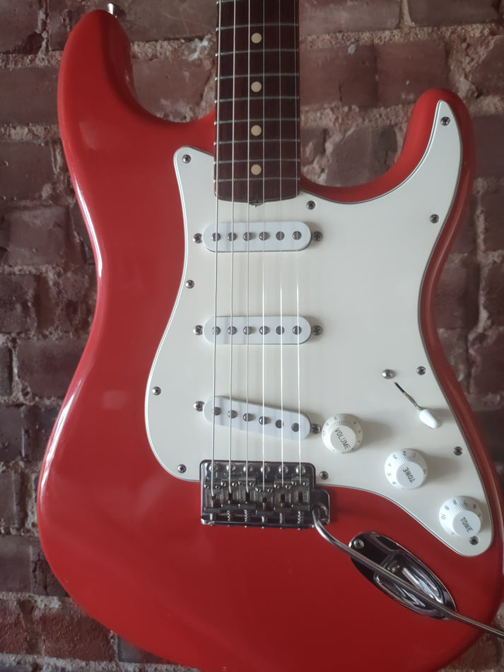1962 Custom Shop Reissue Fender Stratocaster Fiesta Red w/OHSC – Blue ...
